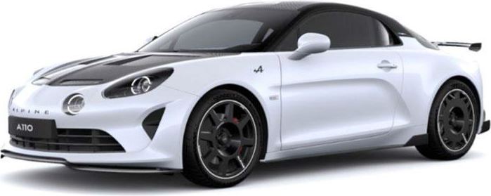 Alpine A110 R 2024 Iridescent White 1:18 scale by Norev