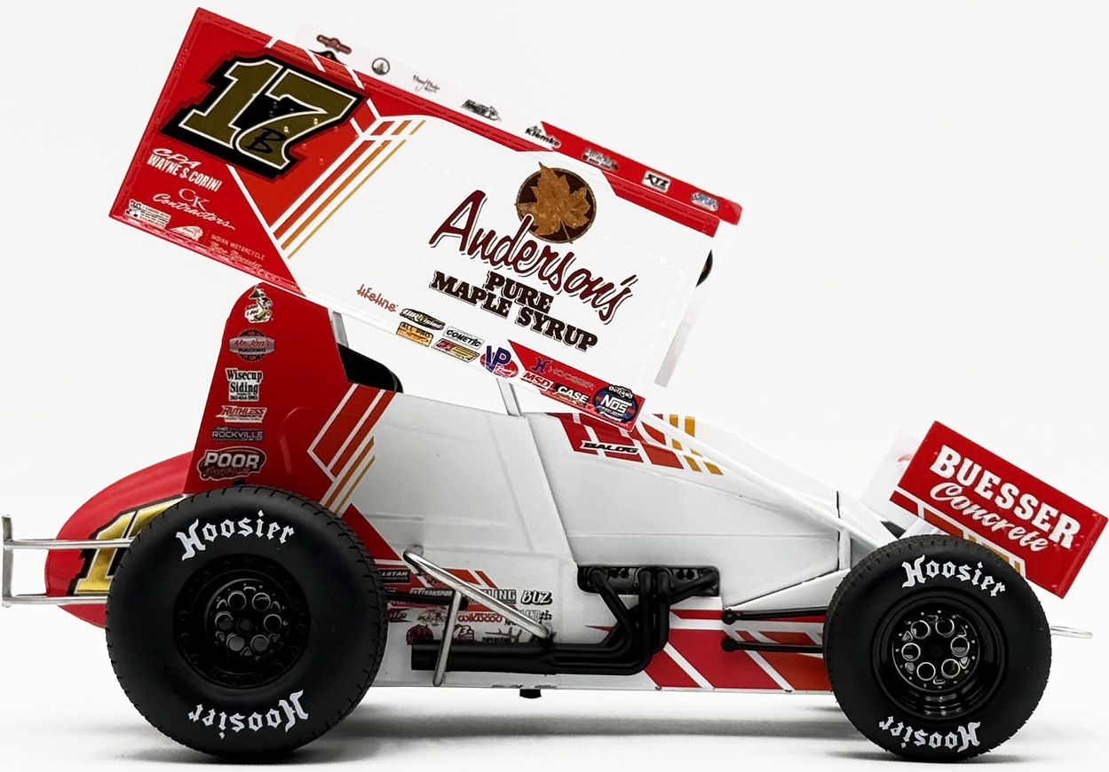 2025 #17B Anderson's Pure Maple Syrup Sprint Car - Bill Balog in 1:18 ...